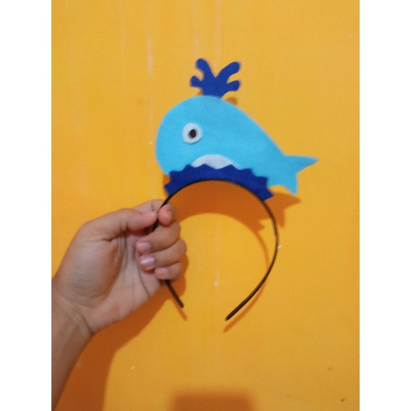 Jual Bando bandana Unik bisa request karakter hewan lucu mahkota ...