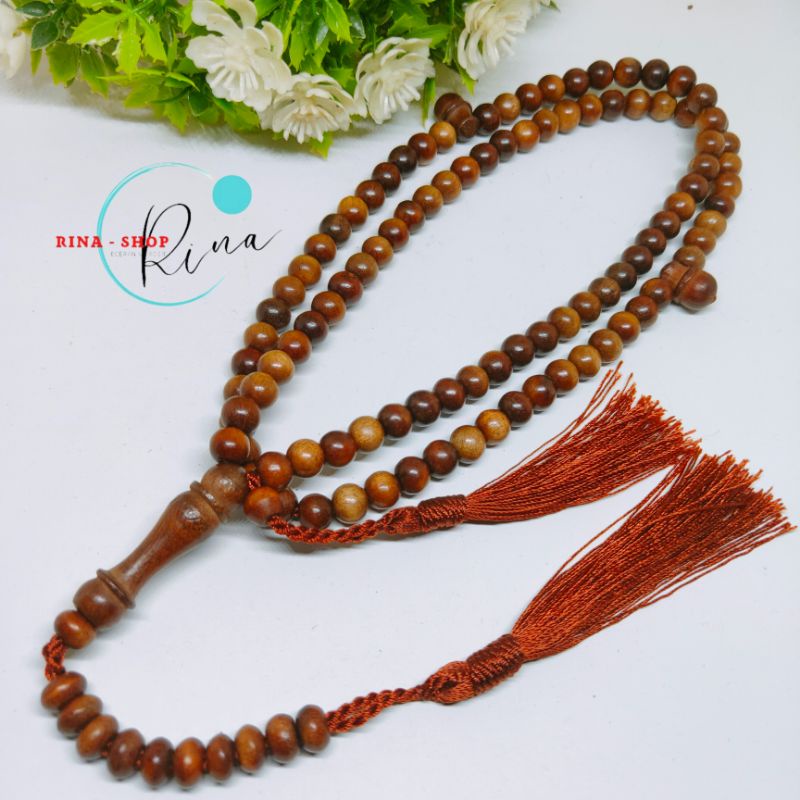 Jual Tasbih kayu setigi asli 6mm 99butir original | Shopee Indonesia