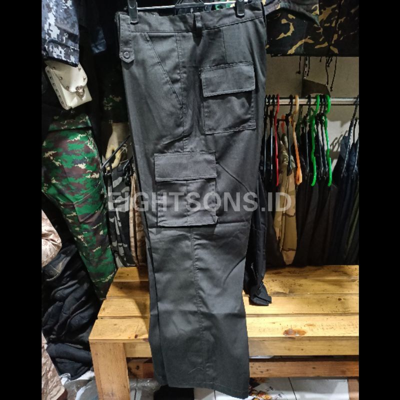 Jual PROMO Celana PDL Polisi Satpam Security FKPPI Celana Lapangan Pramuka PMR Hitam Coklat Biru ...