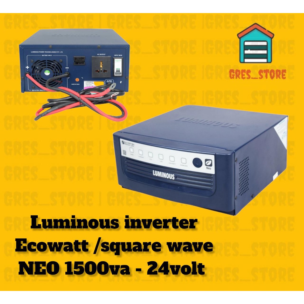Jual Inverter Luminous Neo Eco Watt Ecowatt 1500VA - 24V ECO WATT ...