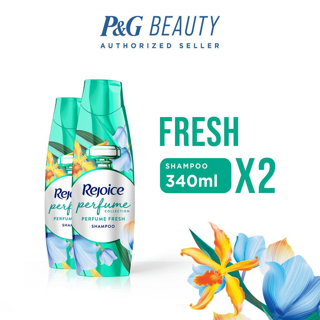 Jual Rejoice Shampoo Perfume Collection Fresh 2 x 340 mL | Shopee Indonesia
