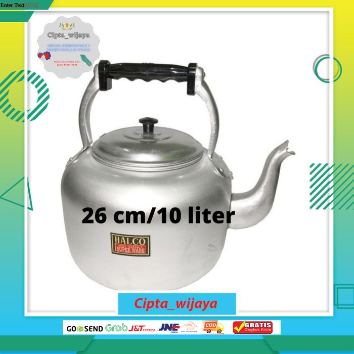 Jual Teko Ceret Ketel Air Halco 26 cm ( 10 liter air ) | Shopee Indonesia