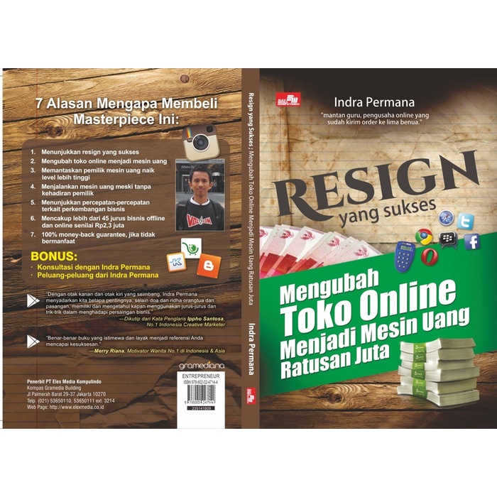 Jual Buku Resign Yang sukses . Indra Permana | Shopee Indonesia