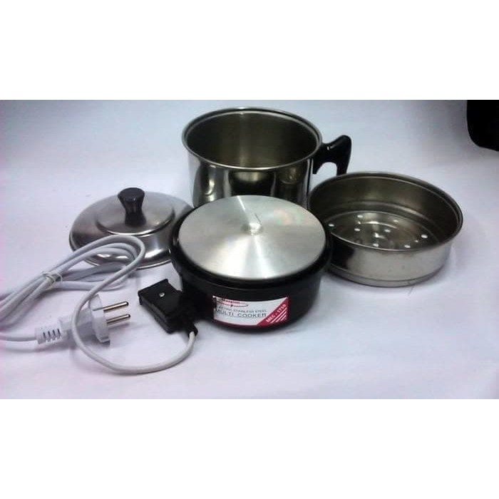 Jual Multi Cooker Maspion MEC-2750 / Panci Listrik Besar 400 W | Shopee ...
