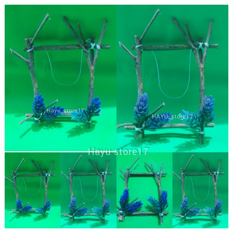 Jual Bingkai foto ranting kayu ukuran 3R & 4R Bingkai foto unik ...