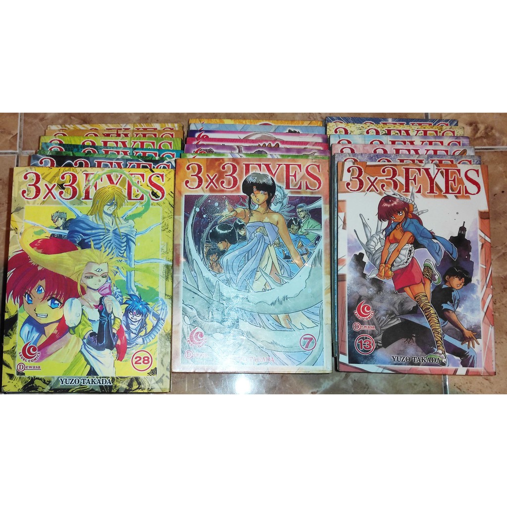 Jual Komik 3x3 eyes 1-29 (Yuzo Takada) | Shopee Indonesia