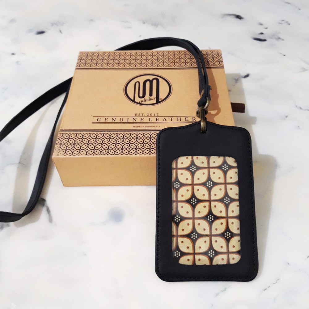 Jual ID CARD HOLDER Kulit Sapi Asli Warna Hitam, Coklat Premium Leather ...