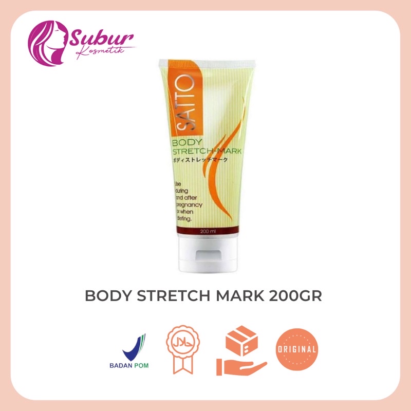 Jual Satto Body Strectch Mark 200gr | Shopee Indonesia