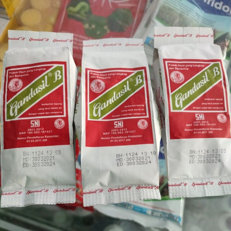 Jual PUPUK SEMPROT BUNGA DAN BUAH GANDASIL B 100gram | Shopee Indonesia