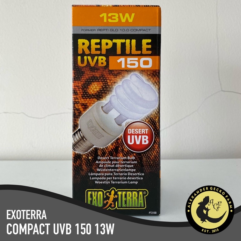 Jual Exo Terra Lampu UVB 150 13 Watt / Lampu Reptil ( Bukan UVA ) | Shopee Indonesia