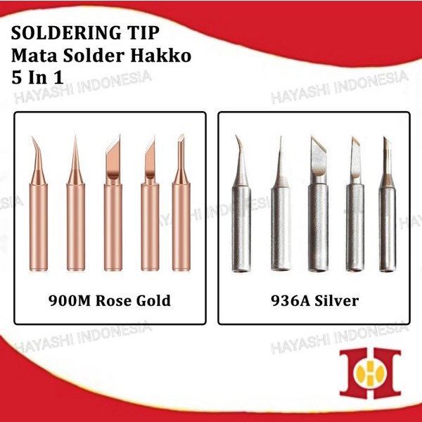Jual Mata Kepala Solder Station Tool 936 936A 900M 908S Ujung Iron Tip Head | Shopee Indonesia