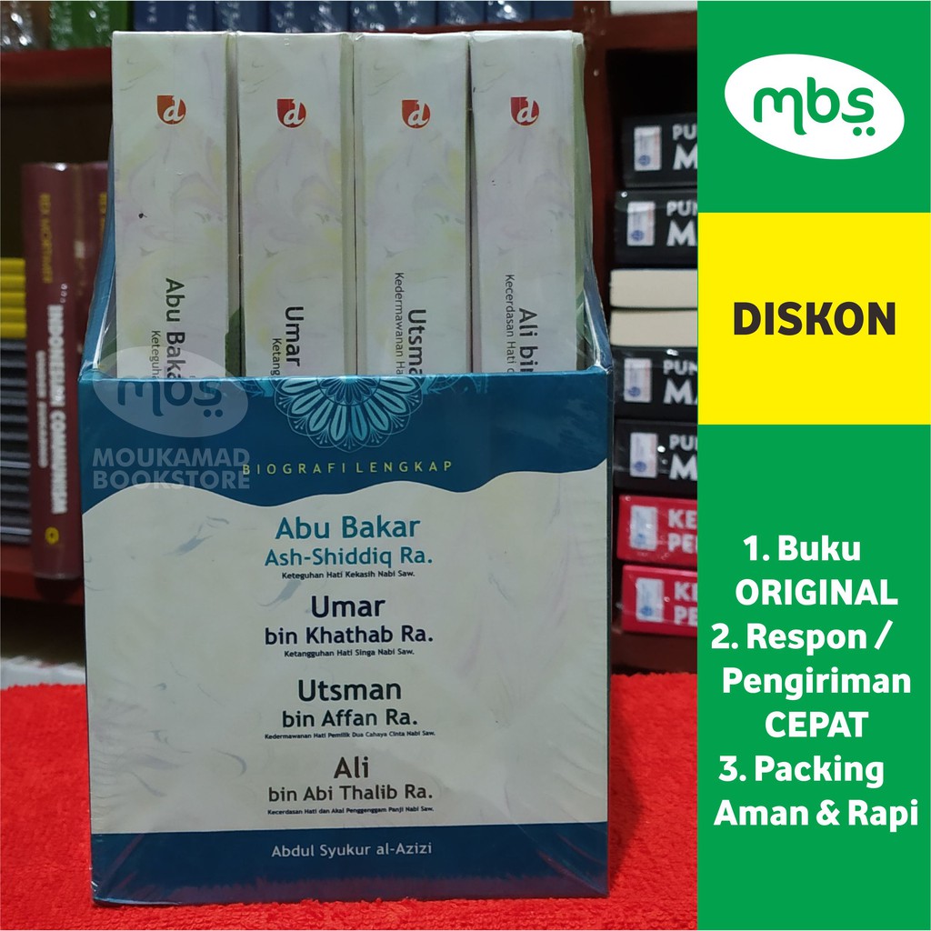 Jual BUKU BIOGRAFI LENGKAP KHULAFAUR RASYIDIN - 4 KHALIFAH NABI - BOX ...