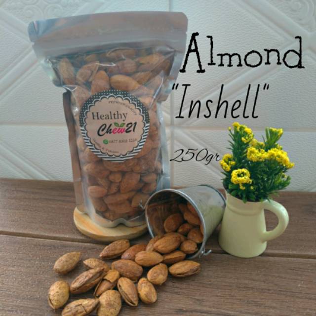 Jual 250gr Almond Inshell | Shopee Indonesia