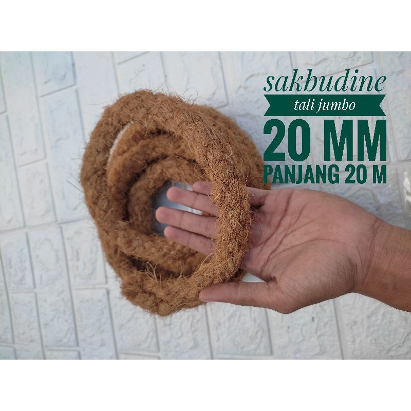 Jual tali dadung sabut kelapa 20 mm - tali sabut 20 mm panjang 20 meter ... Jual tali dadung sabut kelapa 20 mm - tali sabut 20 mm panjang 20 meter ...