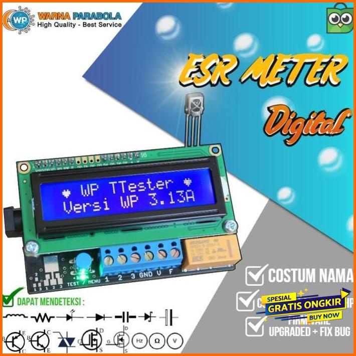 Jual esr meter esr meter smart tester esr meter komponen tester esr ...
