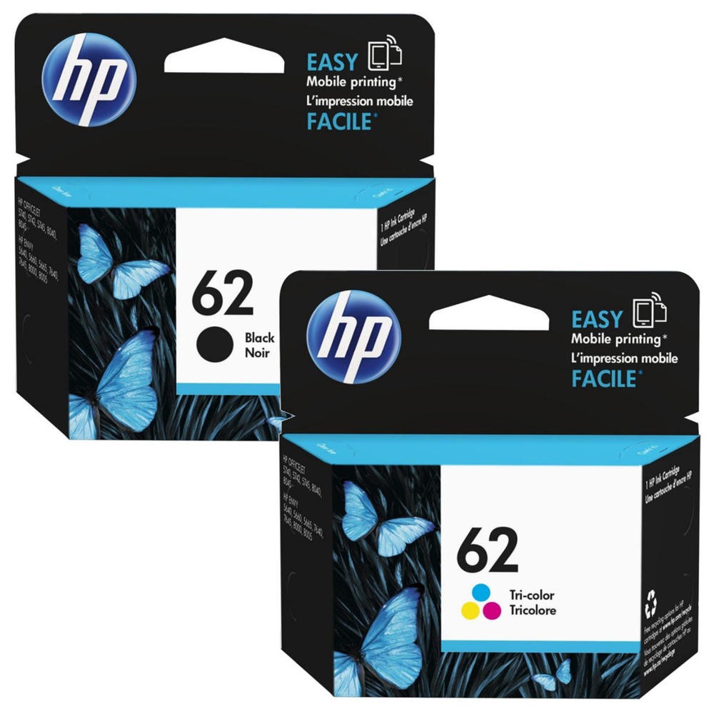 Jual CARTRIDGE HP 62 BLACK / COLOR ORIGINAL | Shopee Indonesia