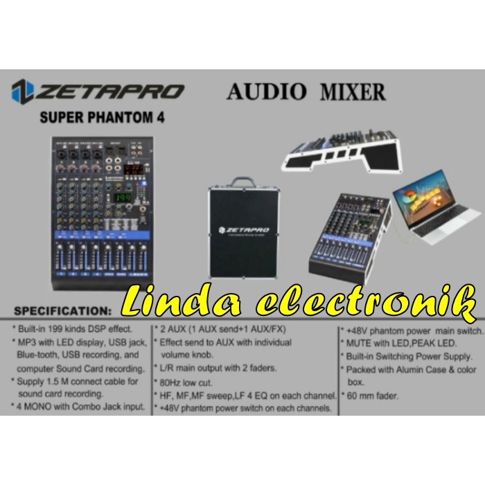 Jual MIXER ZETAPRO SUPER PHANTOM 4 ORIGINAL SUPER PHANTOM 4 CHANEL USB BLUTOOTH RECORD | Shopee ...