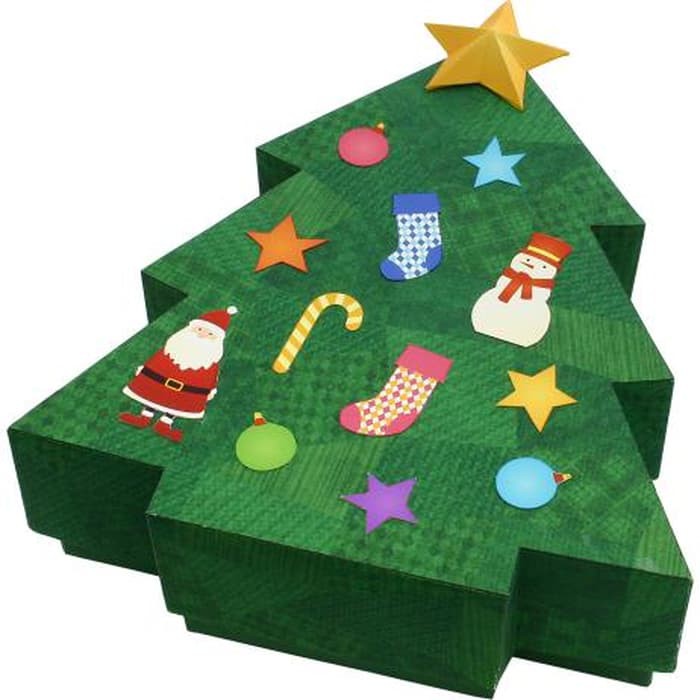 Jual DIY Papercraft Kotak Bentuk Pohon Natal | Shopee Indonesia