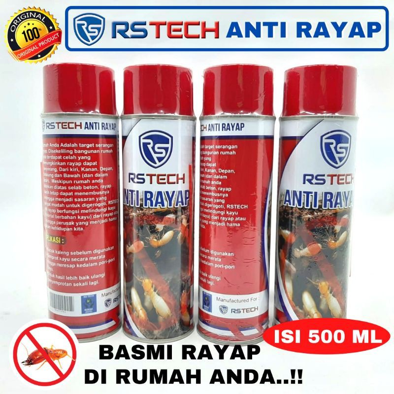 Jual RSTech Anti Rayap 500ml Spray Cairan Obat Pembasmi Rayap Kayu Rumah | Shopee Indonesia