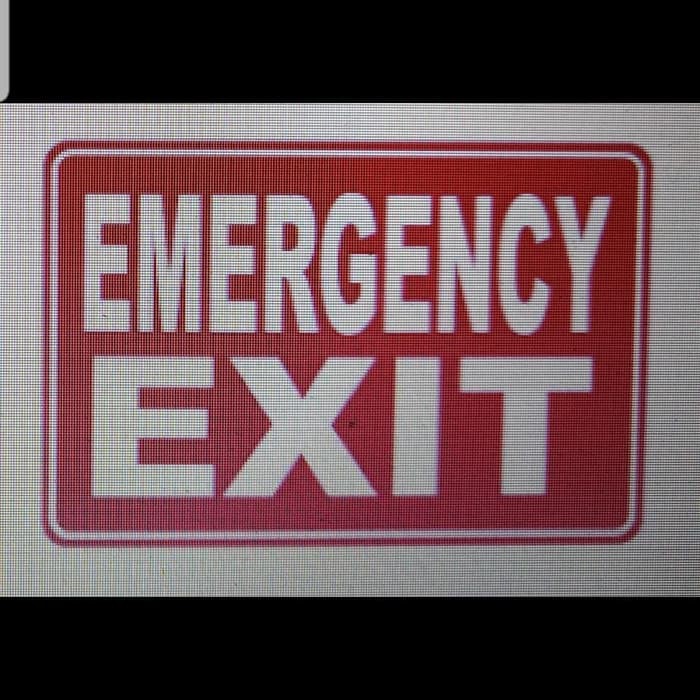 Jual READY SIGN AKRILIK K3 RAMBU SAFETY EMERGENCY EXIT 20X30CM | Shopee ...