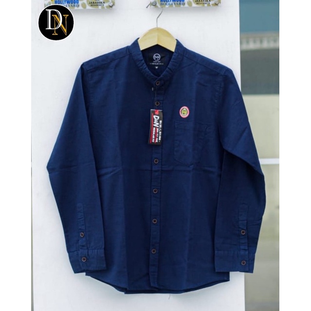 Jual Kameja Panjang Krah Shanghai D&N | Kameja Panjang D&N Putih ...