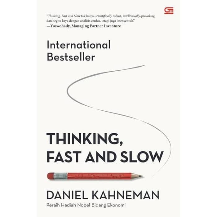 Jual Buku Thinking- Fast and Slow (Cover Baru) - Daniel Kahneman ...
