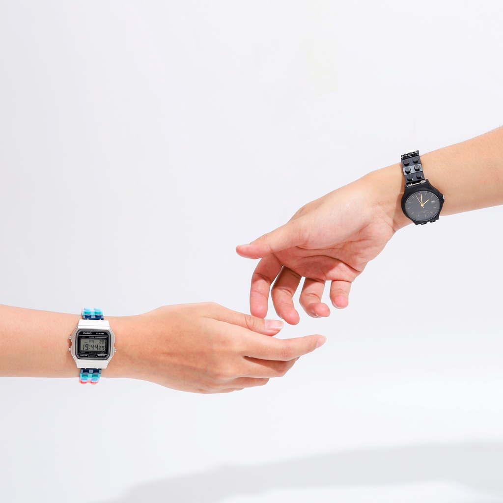 Jual Jam Tangan COUPLE /LEGO - Brick Watch, rangkaian Strap dr Brick ...