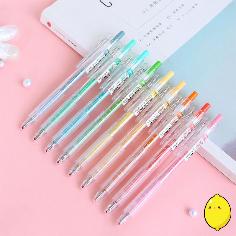 Jual Pulpen Tinta Warna Warni Morandi Color Gel Ink Pen (Varian Soft ...