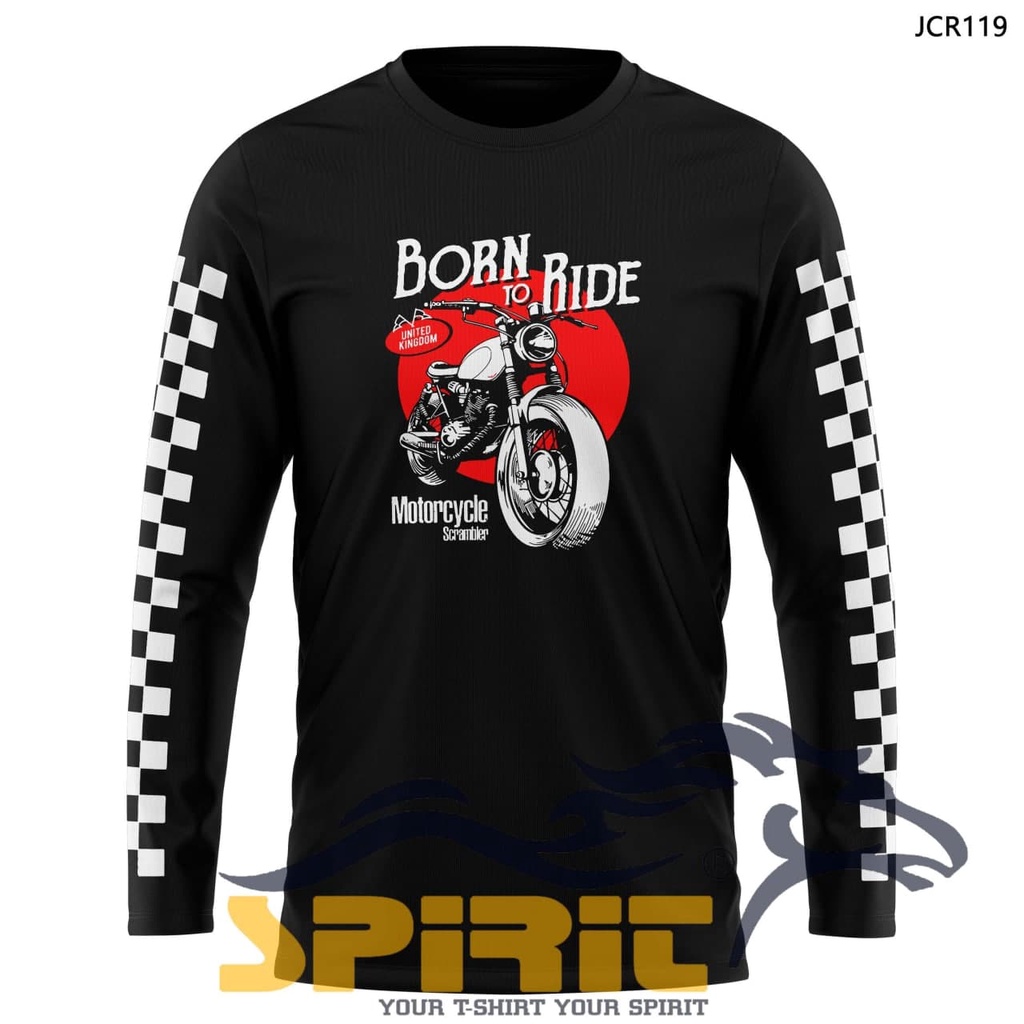Jual kaos custom motor born ride motor custom cleb kaos motor custom ...