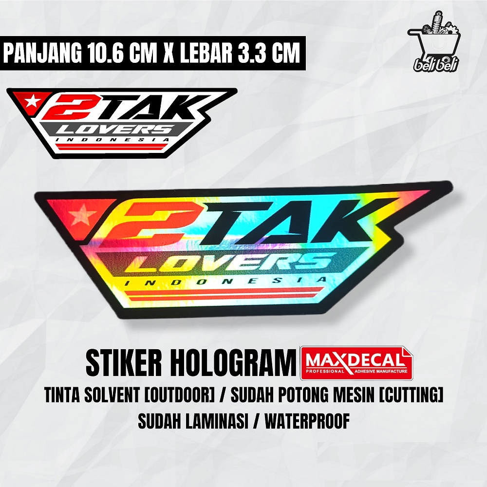 Jual sticker 2 tak terbaru / sticker two stroke viral / sticker bebek ...