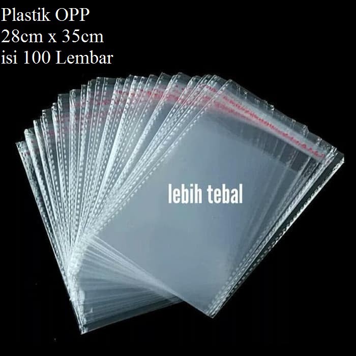 Jual Plastik OPP 28cm x 35cm | Shopee Indonesia