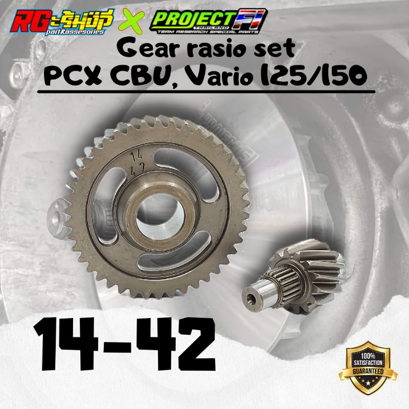 Jual Gear Rasio Set Counter Shaft Final Gear Vario 125 150 PCX CBU ...