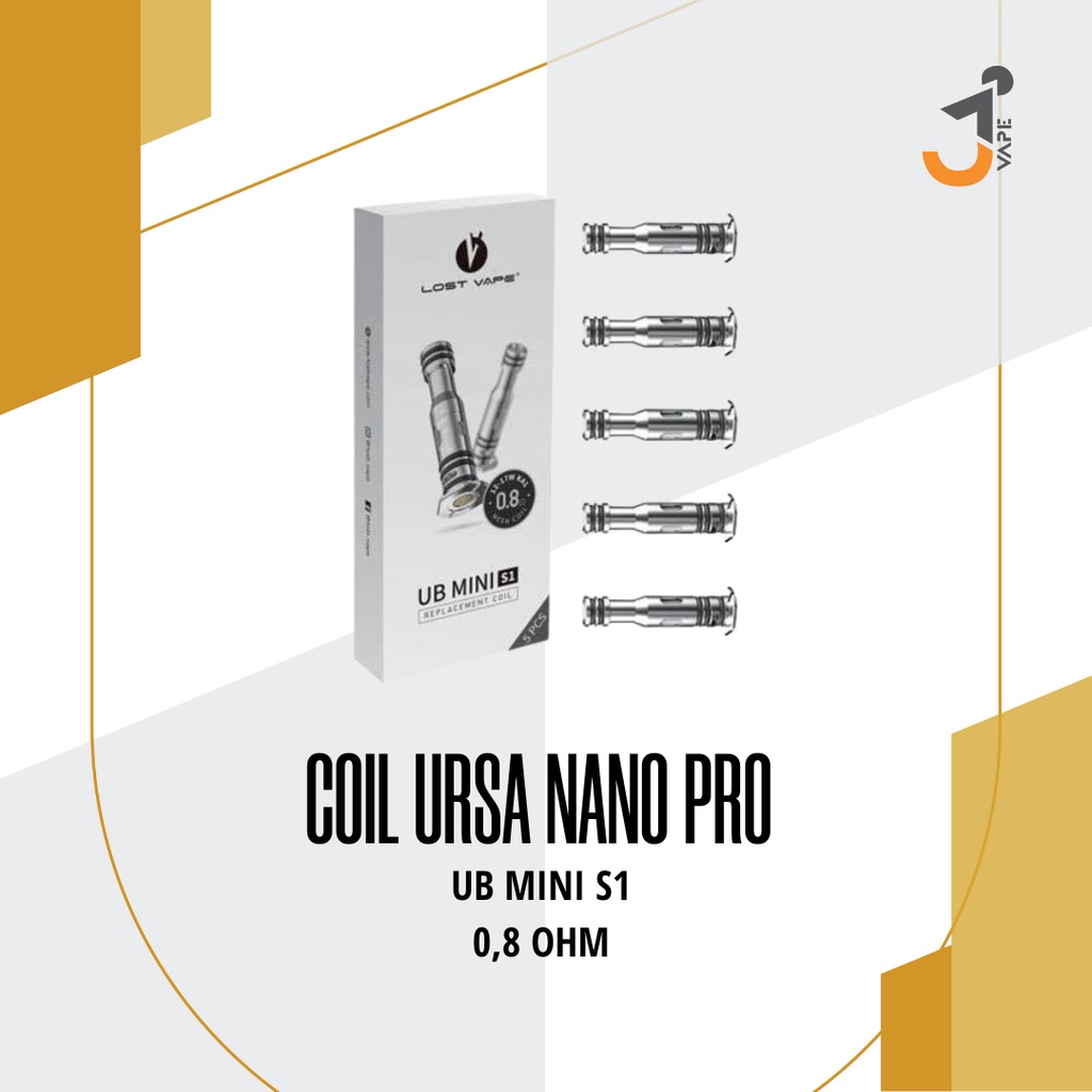 Jual COIL URSA NANO PRO 0.8OHM ULTRA BOOST MINI S1 AUTHENTIC BY LOST ...