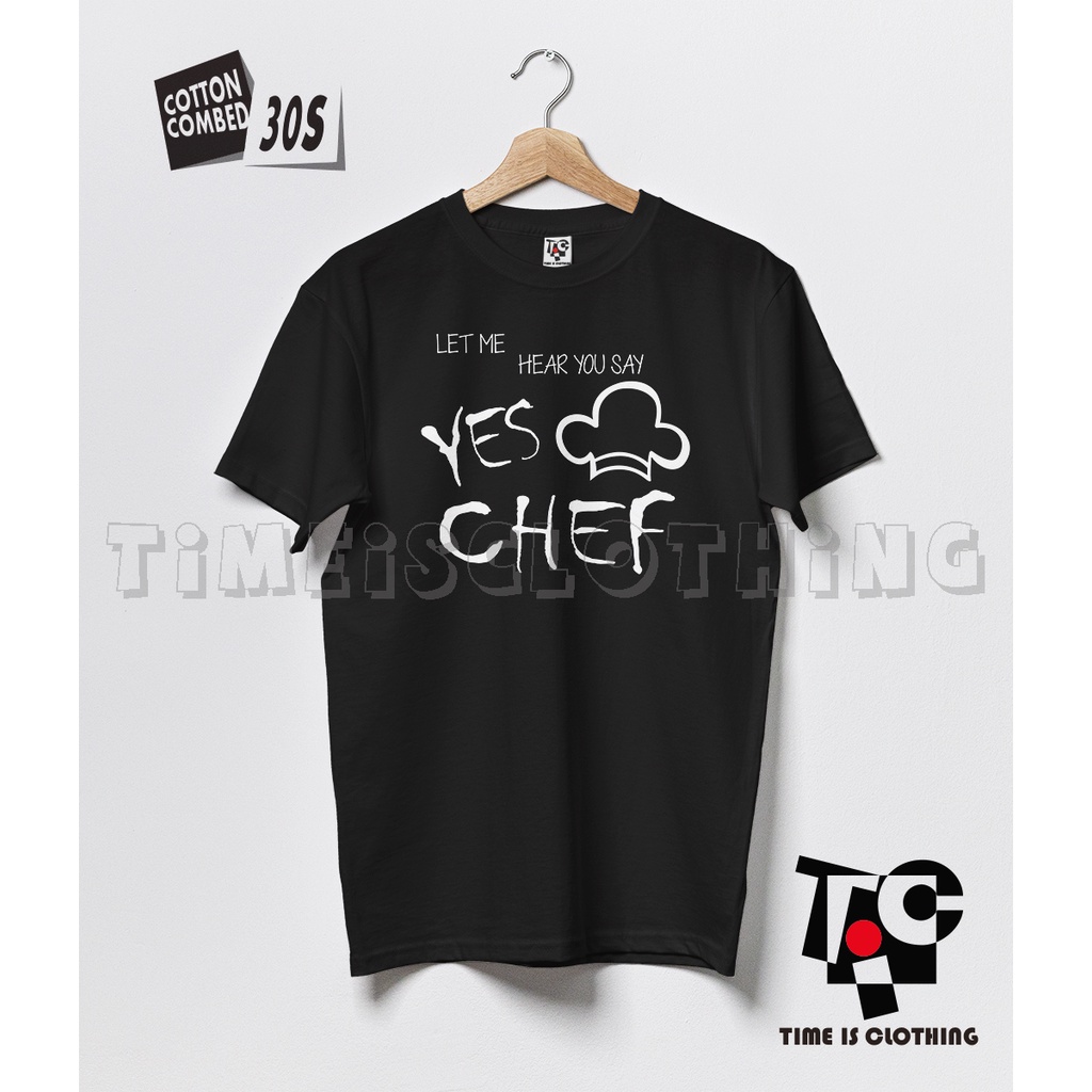 Jual Kaos Baju Combed 30S Distro CHEF KOKI KITCHEN polos custom ...