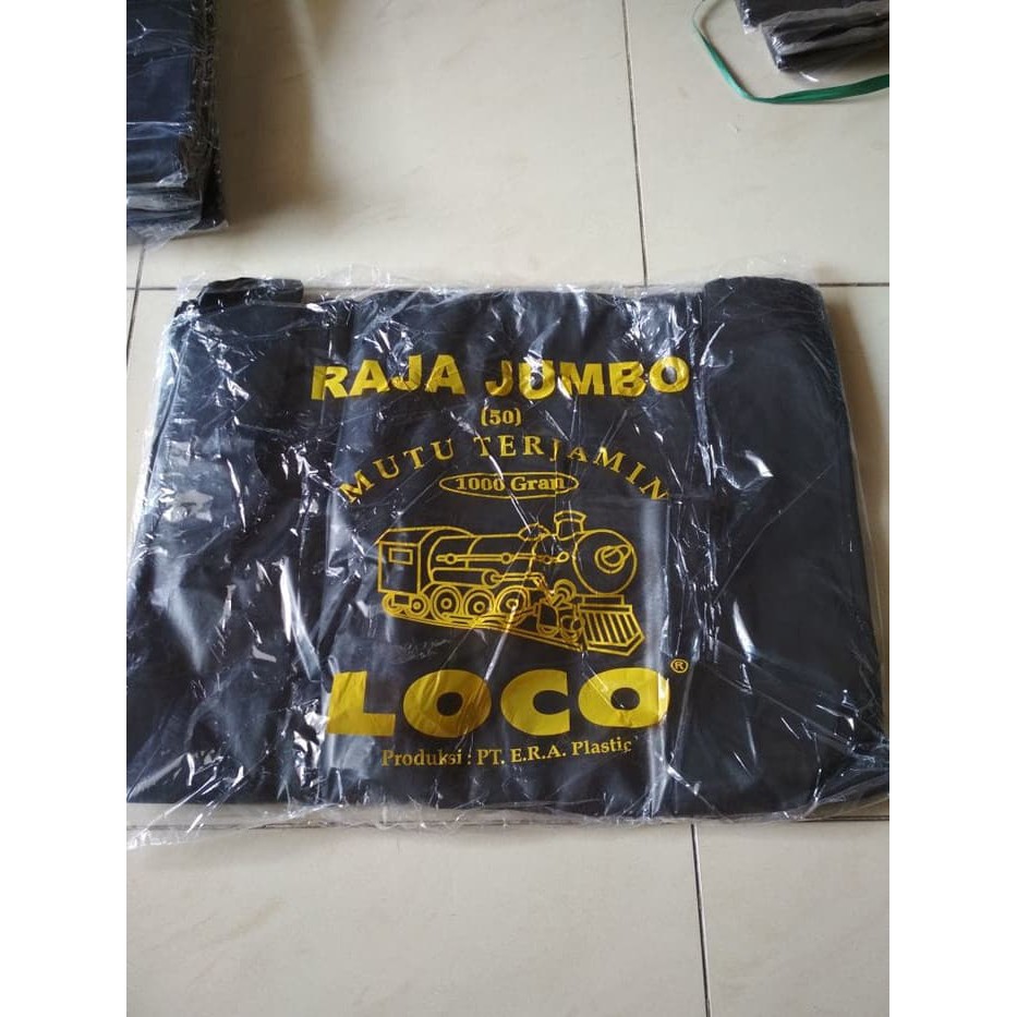 Jual hd50 raja jumbo @20lmbr/ kantong plastik kresek besar hitam kuat ...