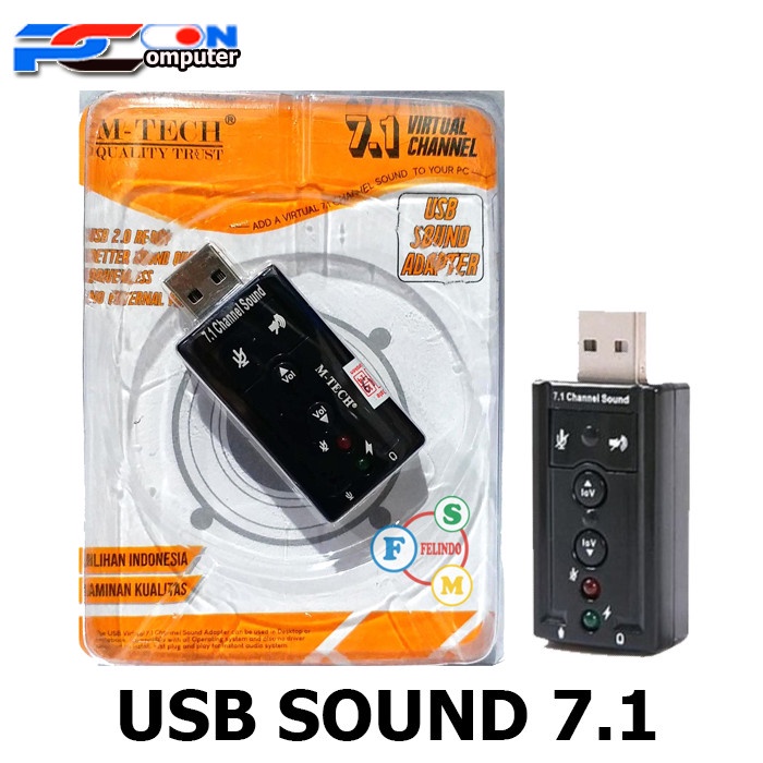 Jual USB SOUND CARD 7.1 | Shopee Indonesia
