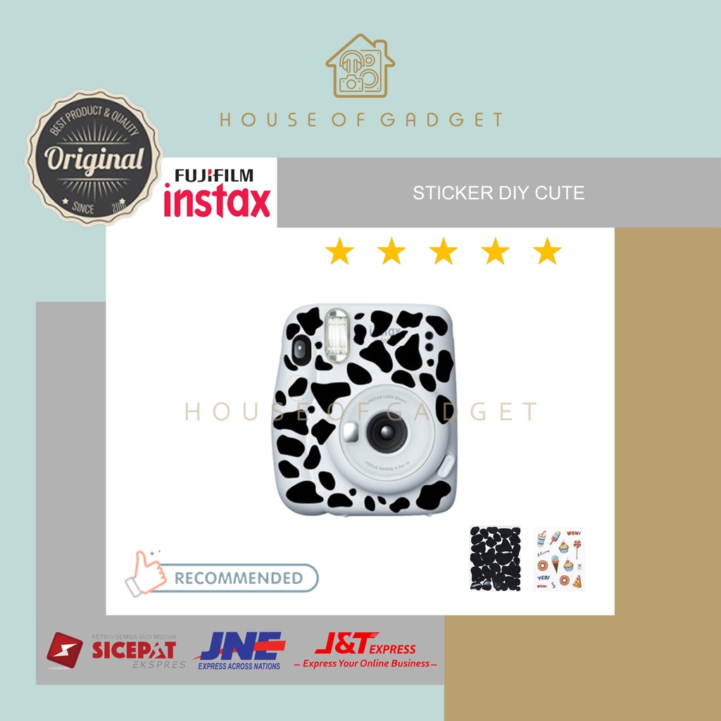 Jual DIY Sticker for Fujifilm Instax Mini / Square / Wide Stiker Kamera ...