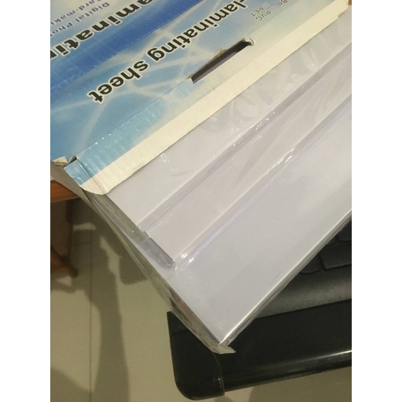 Jual Kertas Pvc id card Instan 0,76mm, 10set||bahan kartu pvc 10 set ...