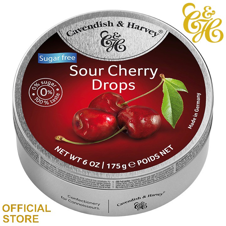 Jual Cavendish & Harvey Sugar Free Sour Cherry 175g | Shopee Indonesia