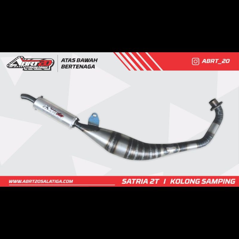 Jual Knalpot ABRT Satria 2T Galvanis Spek Racinv Kolong Samping | Shopee Indonesia