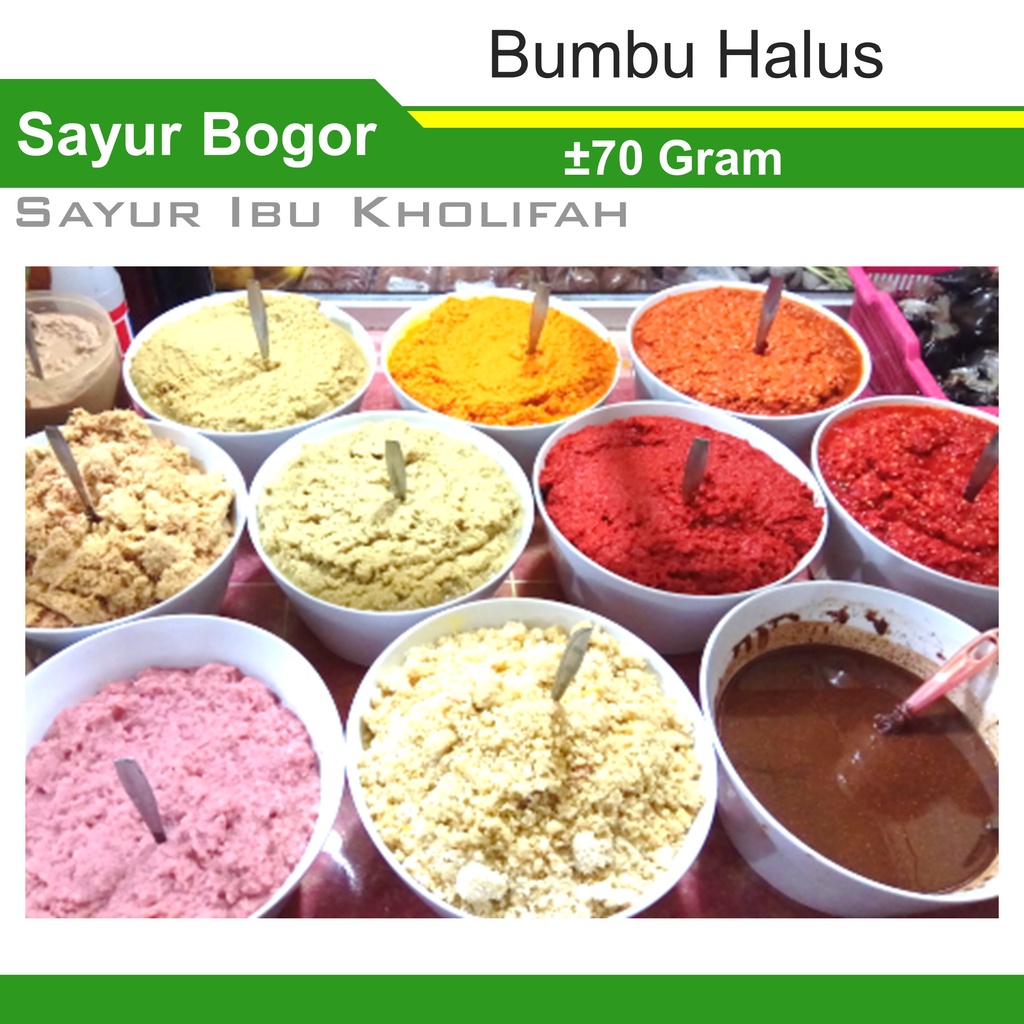 Jual Bumbu Giling Halus Lengkap Sayur Segar Bogor | Shopee Indonesia
