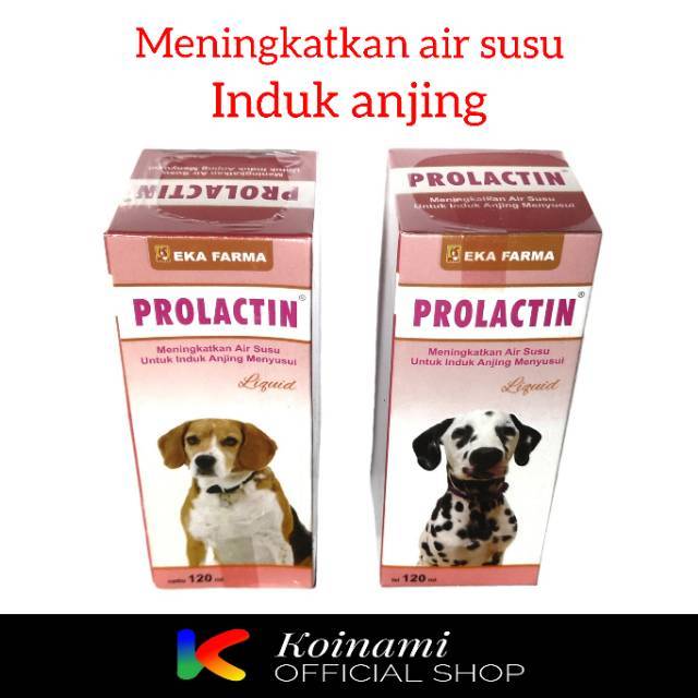 Jual PROLACTIN 120ml / vitamin obat untuk induk anjing / menambah air ...
