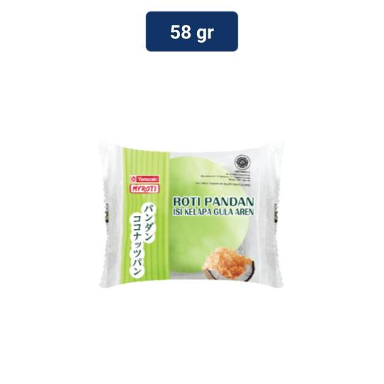 Jual Myroti Roti Rasa Pandan Isi Kelapa dan Gula Aren 58 gr | Shopee ...