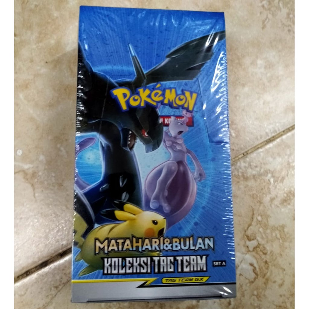Jual Kartu Pokemon Tcg Booster Box Seri 5 Set A Ac3A Koleksi Tag Team Gx Indonesia | Shopee ...