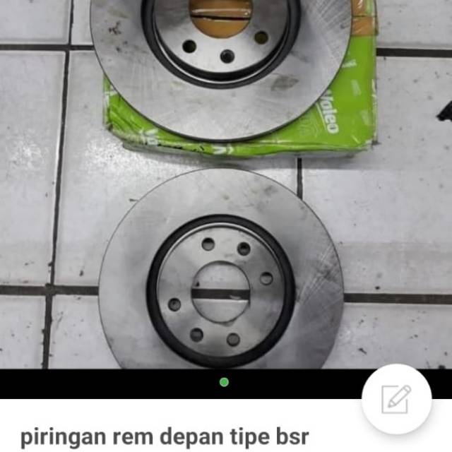 Jual Piringan rem depan tipe bsr peugeot 207 mk valeo | Shopee Indonesia