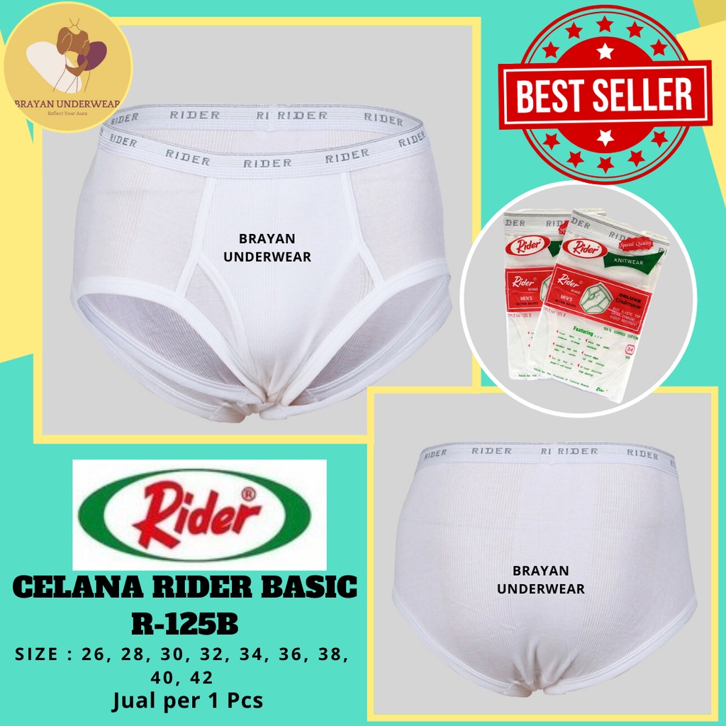 Jual [ 1 PCS ] CD RIDER BASIC BRIEF [ R 125-B ] Ukuran 26.28.30.32.34 ...