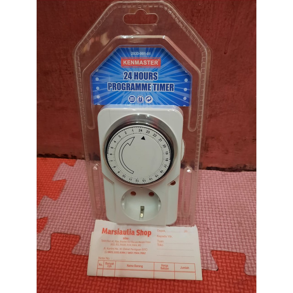 Jual Kenmaster Stop Kontak Timer Listrik Manual Analog 24 hours programme | Shopee Indonesia