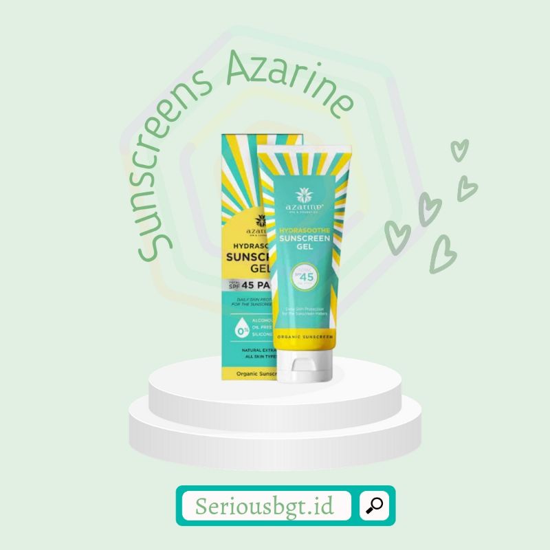 Jual (READY) AZARINE HYDRASOOTHE SUNSCREENS GEL SPF 45 PA++++ | Shopee ...