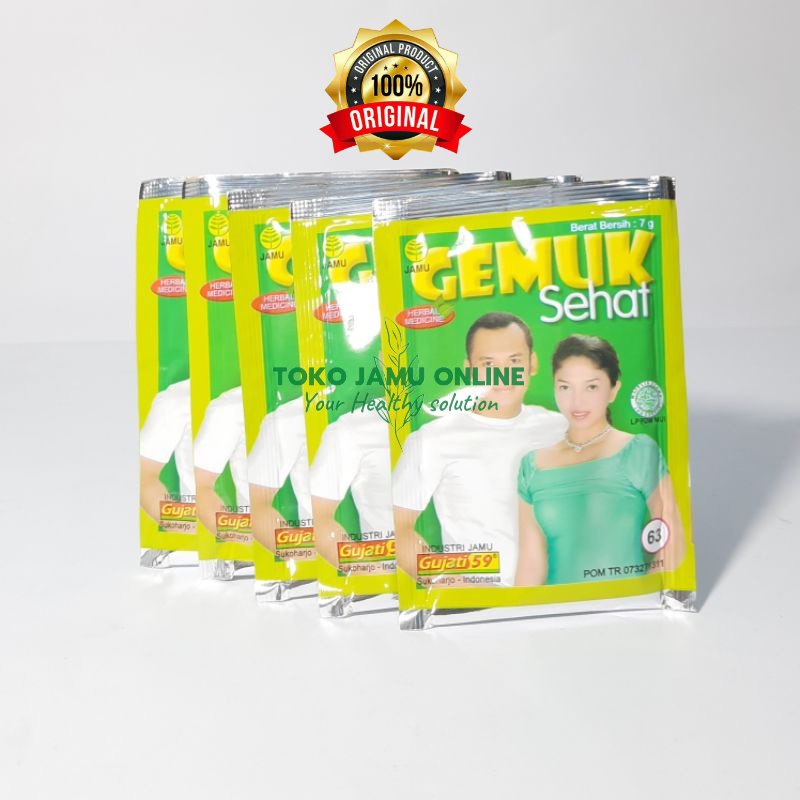 Jual Jamu Gemuk Sehat Gujati - Membantu Menambah Nafsu Makan (Isi 10 ...