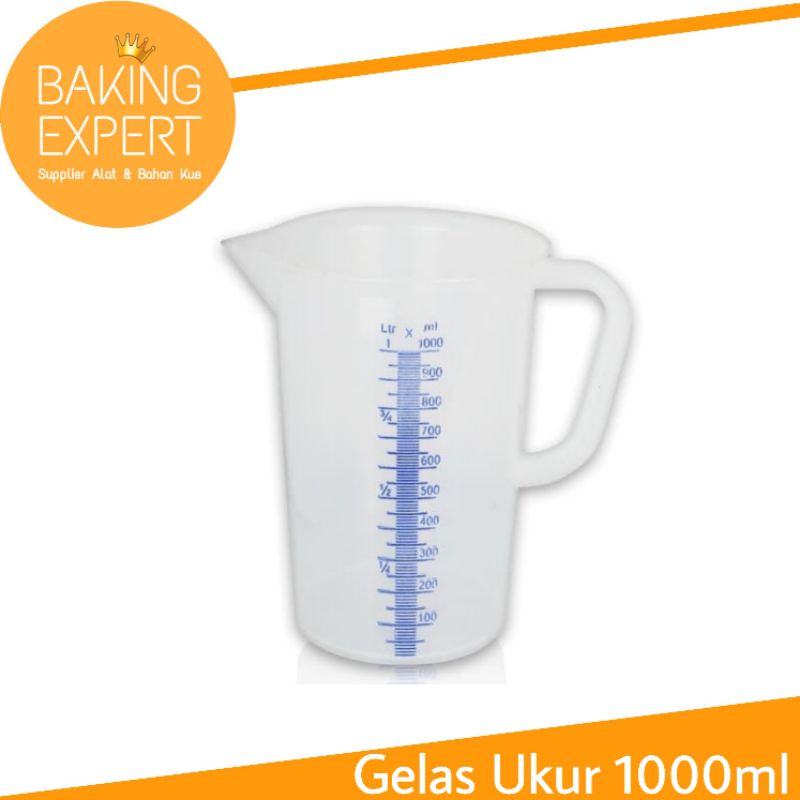 Jual Gelas Takar 1000ml Green Leaf 1 L measuring cup ukur plastik 1000 ml | Shopee Indonesia